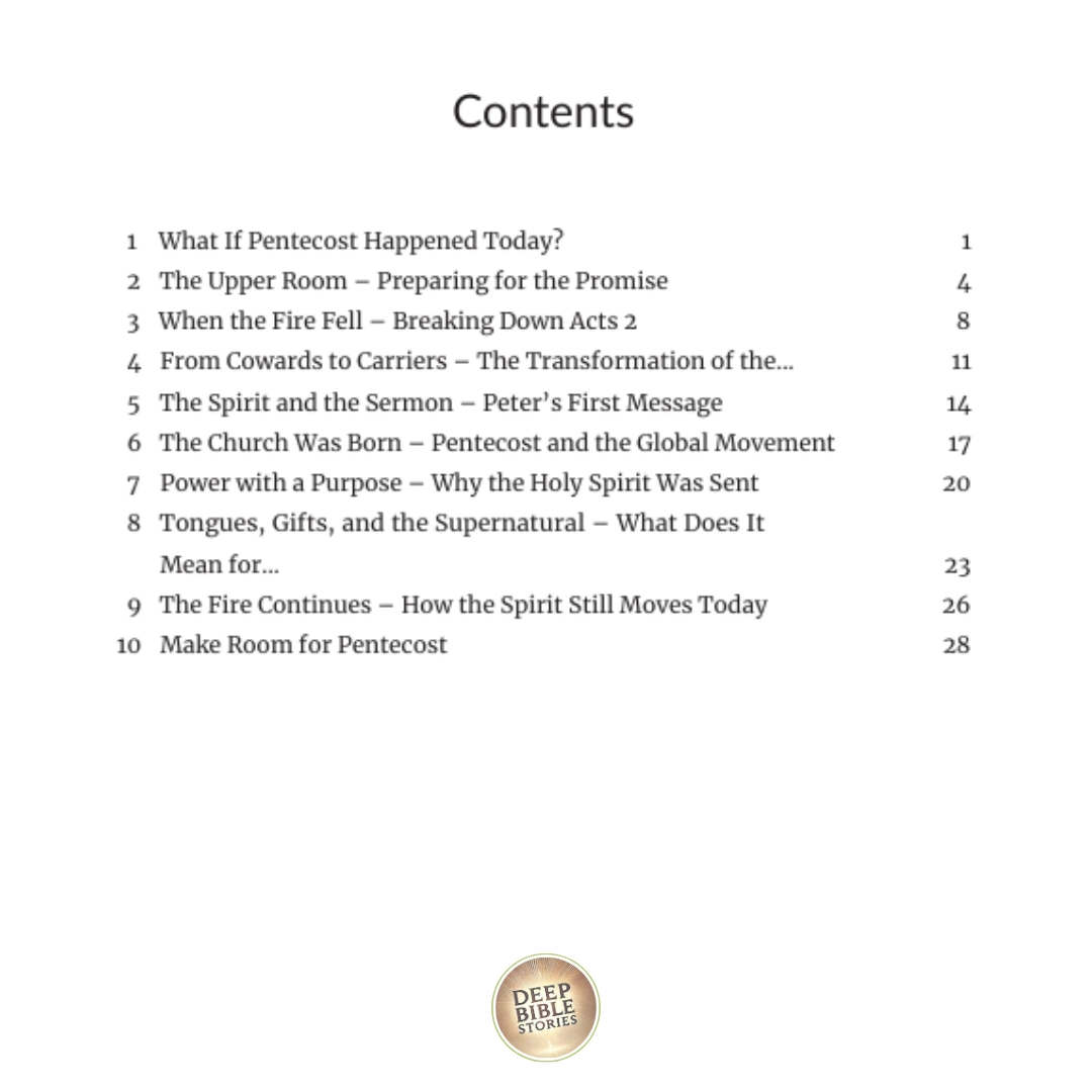Pentecost: A Divine Collision – Deep Bible Stories